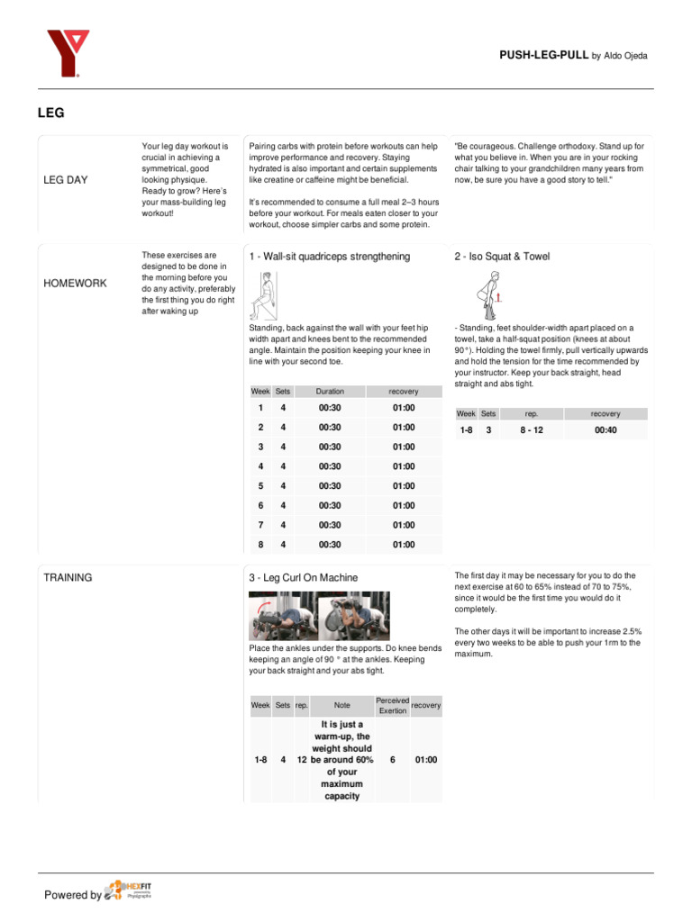 Push Leg Pull | PDF | Anatomical Terms Of Motion | Elbow