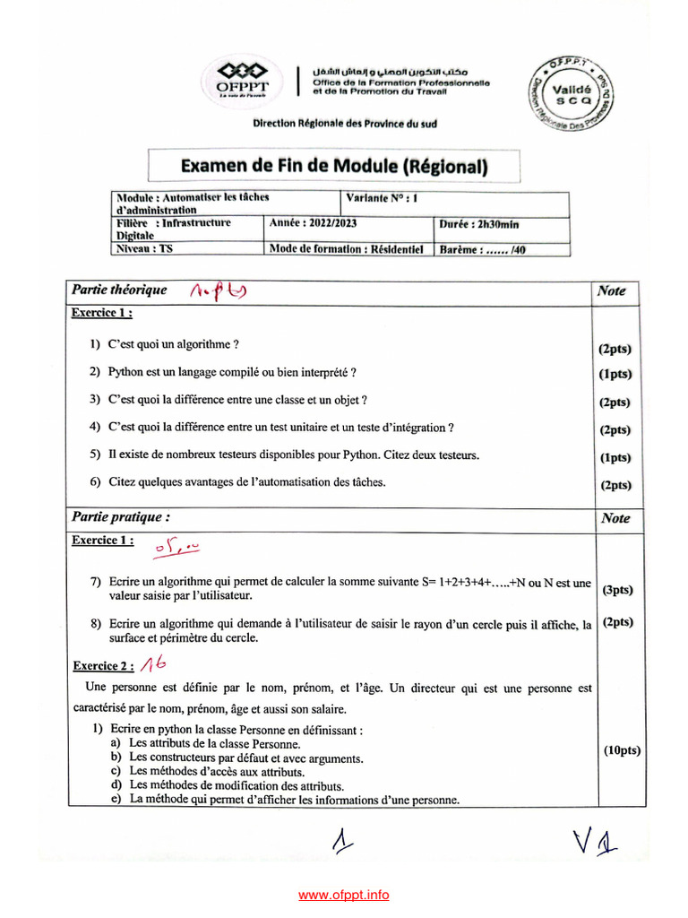 EFMR DRPS 2023 Automatiser Les Taches Dadministration | PDF
