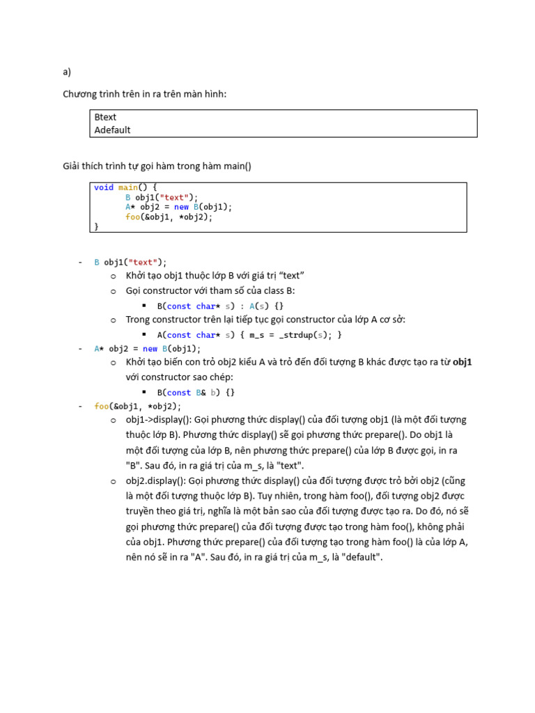 Void New: (Obj1 Obj2 (Obj1) (&obj1, Obj2) ) | PDF