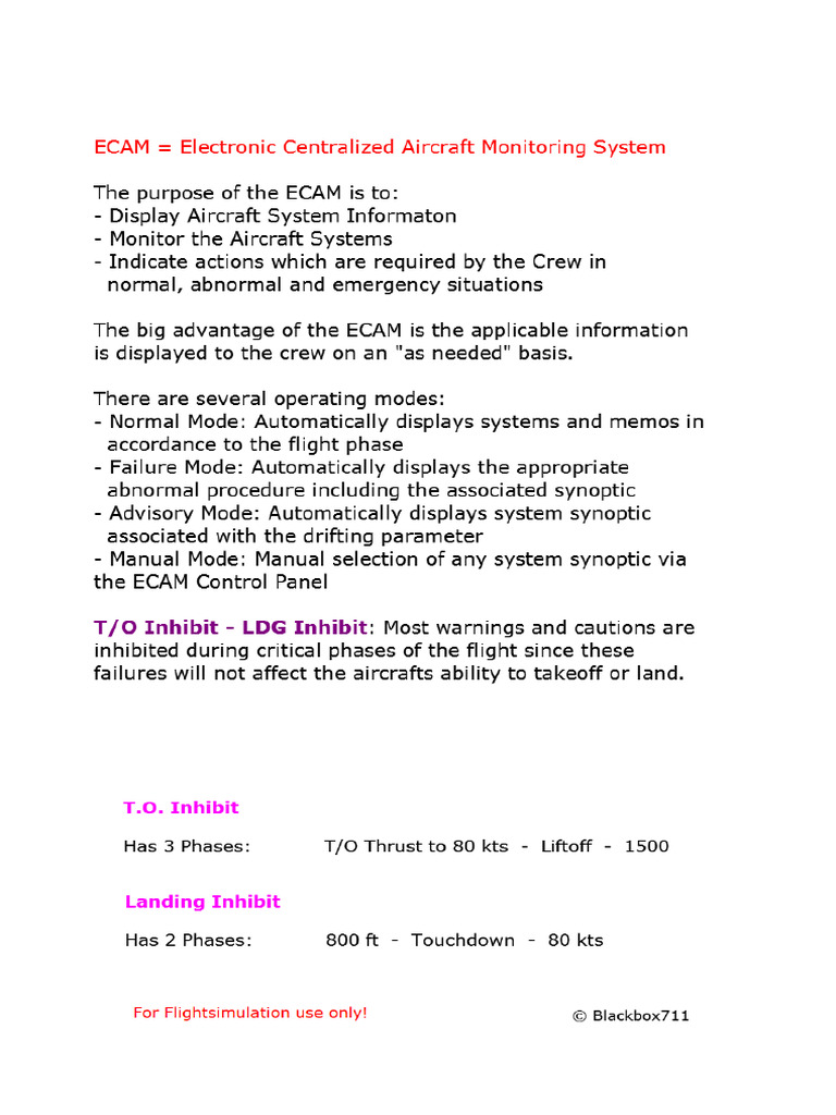 A320 ECAM Handling | PDF