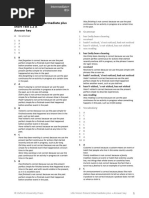 Focus 3 Workbook Answer Key | PDF
