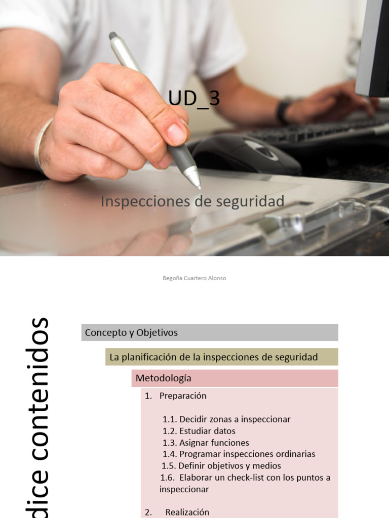 Ud - 3 Inspecciones de Seguridad | PDF | Business | Planificación