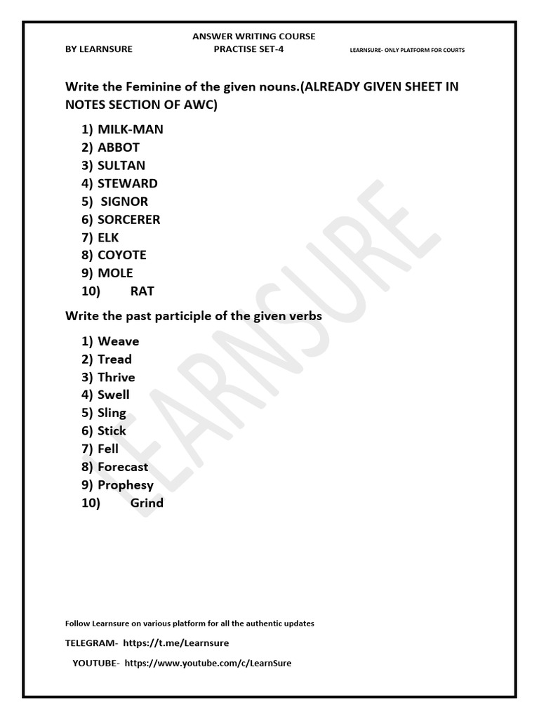 PRACTICE SET- 4 AWC_33276484_2024_05_18_12_20 | PDF | Linguistic ...