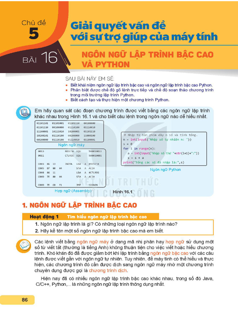 2 SGK Python KNTT | PDF