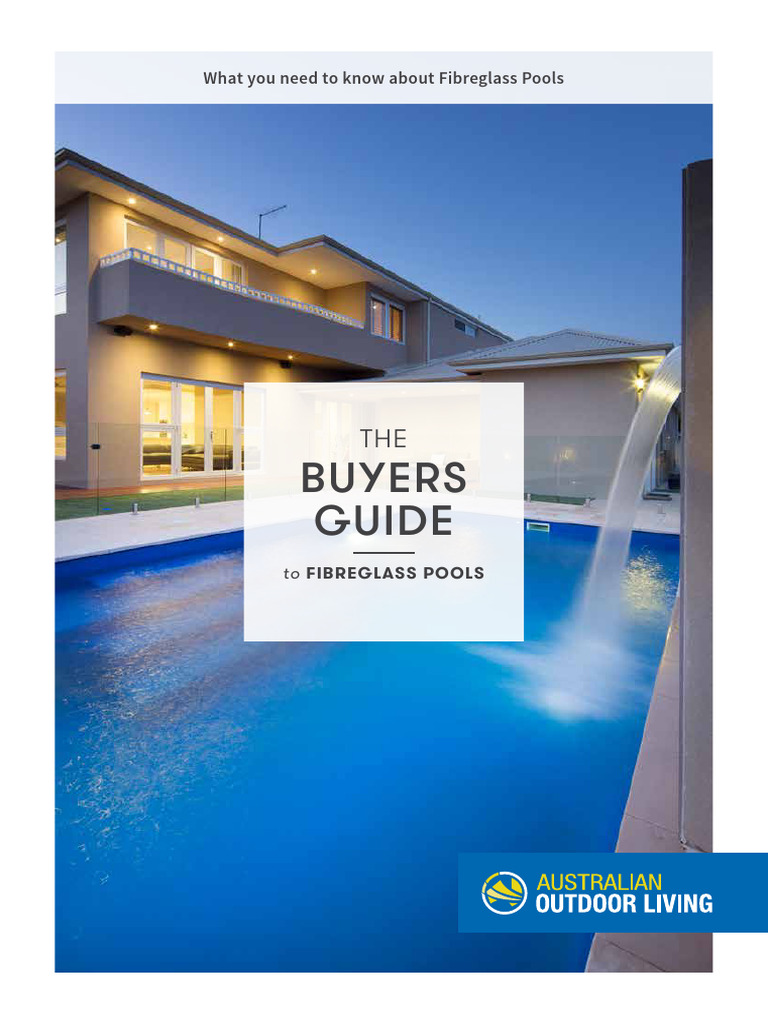 AOL Buyers Guide Fibreglass Pools May 2017 FV | PDF | Fiberglass ...