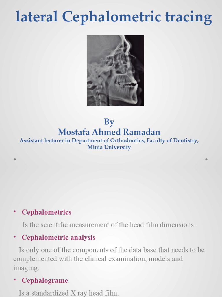 Lateral Cephalometric Analysis For Student | PDF | Dentistry Branches ...