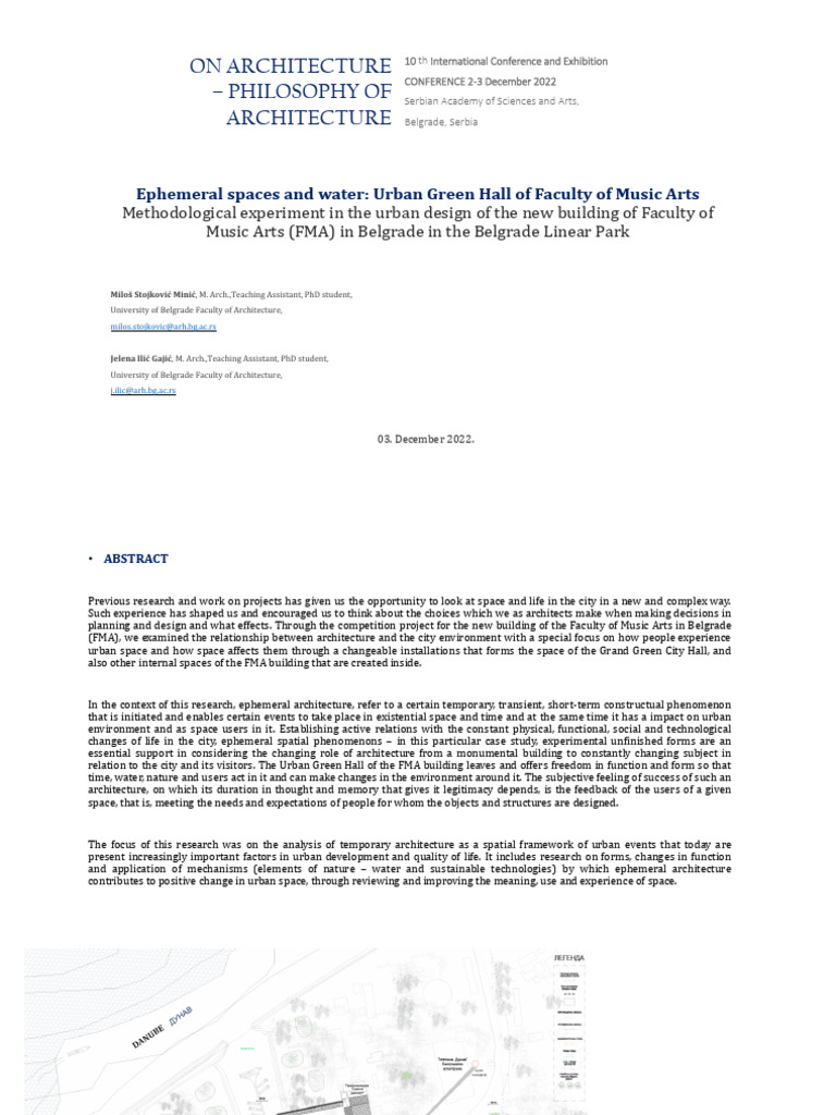 Ephemeral Spaces and Water Presentation PDF | PDF | Space | Methodology