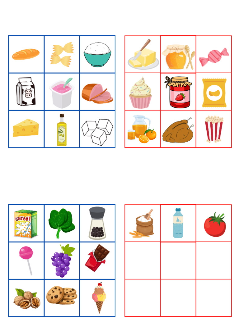 Fun Food Bingo for All Ages | PDF