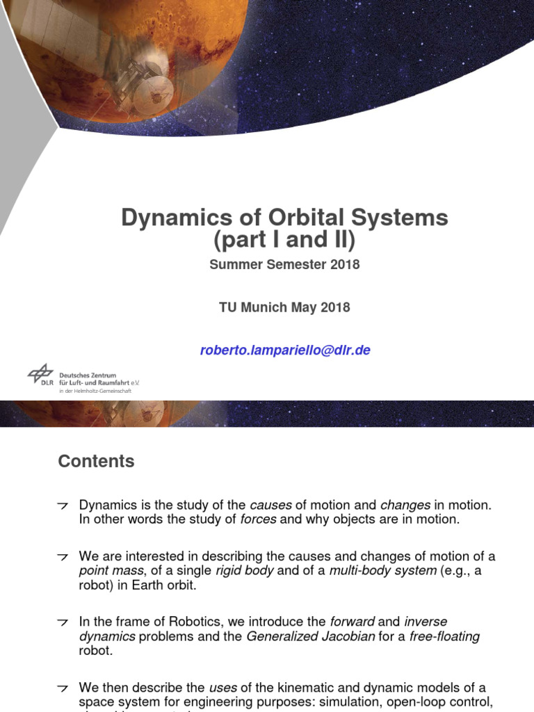 Lecture 2 - Dynamics - Part 1 and 2 | PDF | Classical Mechanics | Force