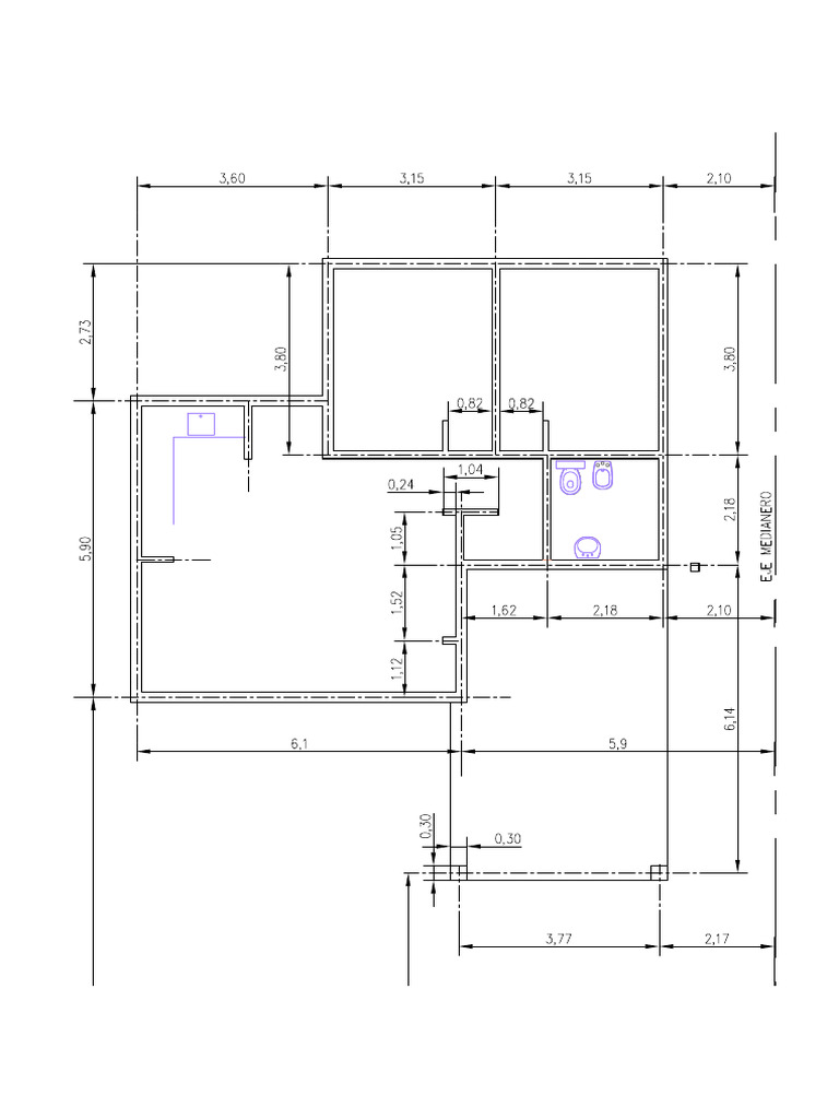 Planta Replanteo 1 | PDF