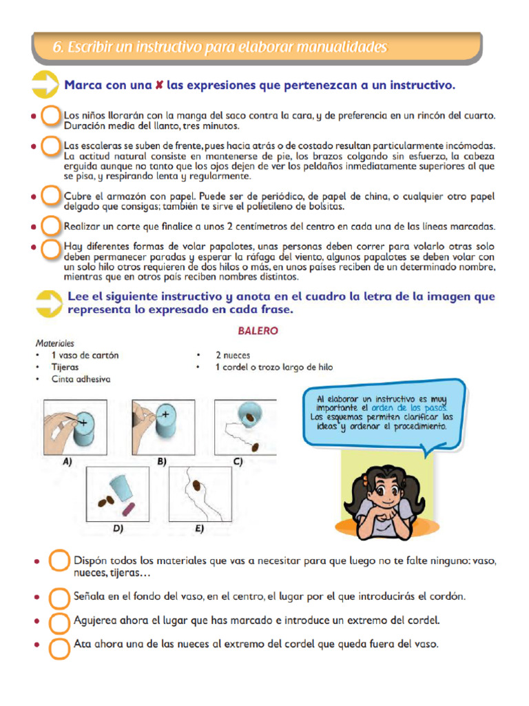Anexo 5° A. Los Instructivos. | PDF