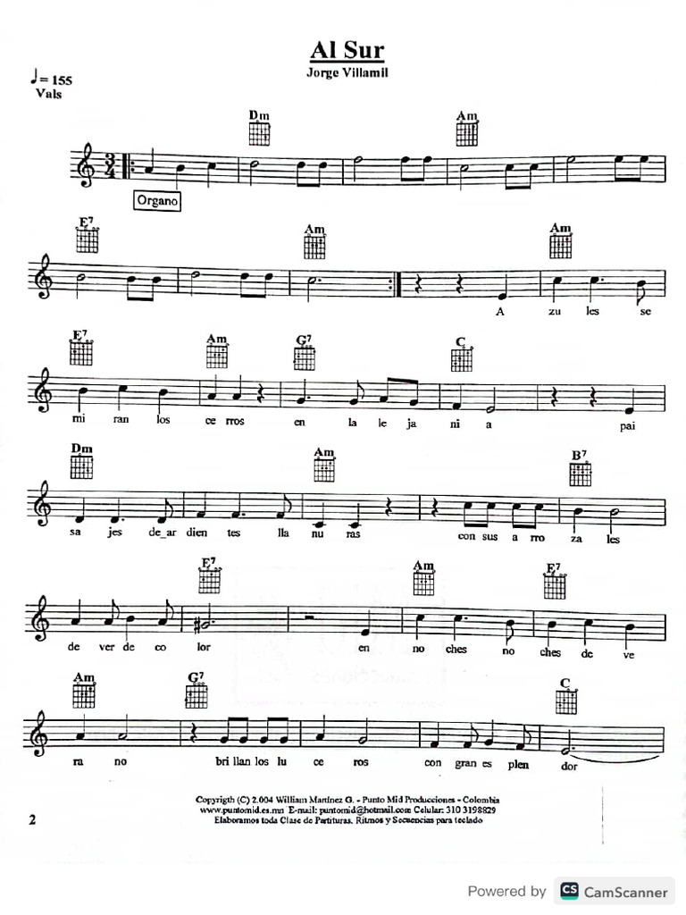 Al Sur - (Vals) 2 | PDF