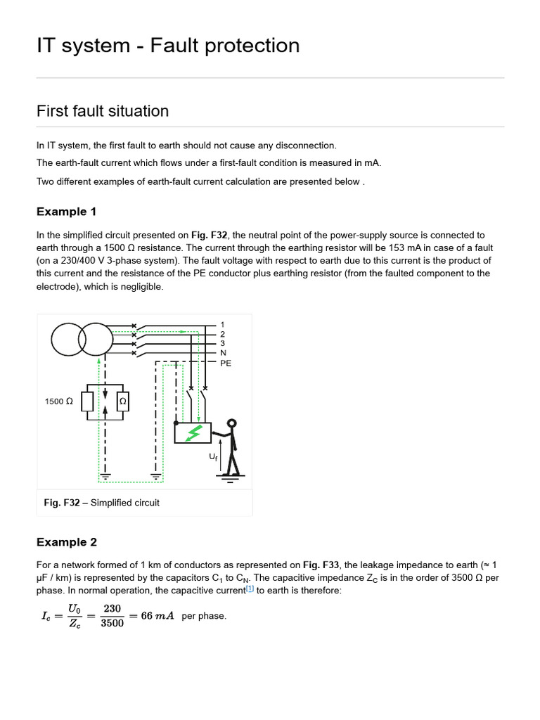 IT System - Fault Protection - Electrical Installation Guide | PDF ...