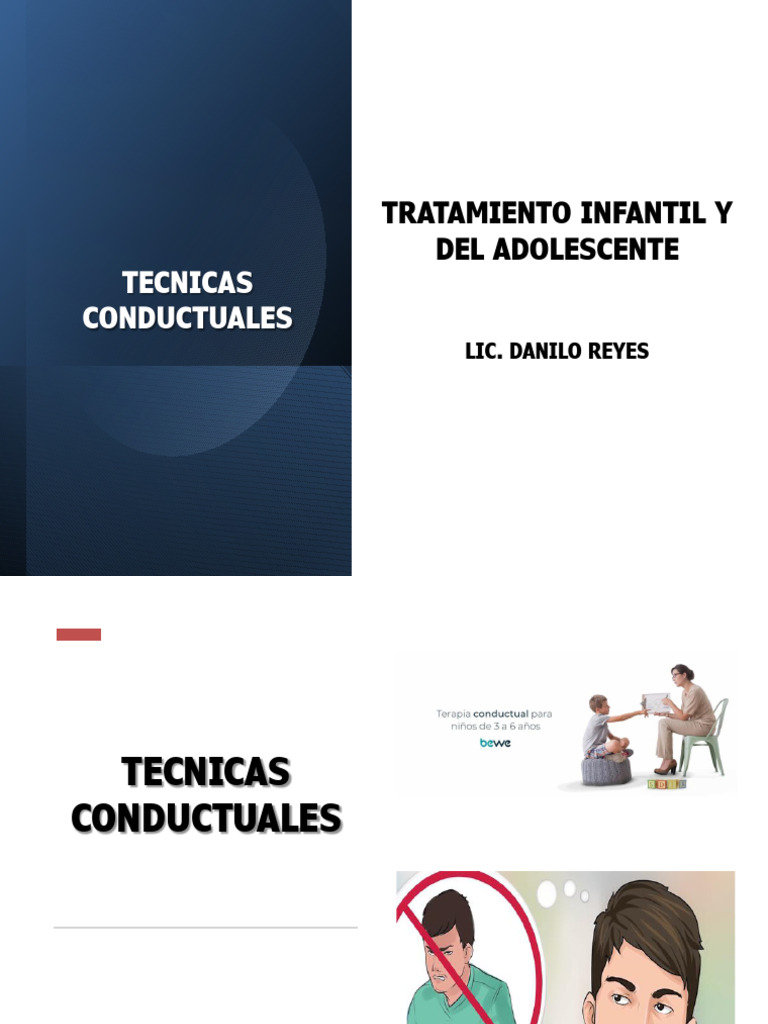 Tecnicas Conductuales | PDF | Terapia conductual | Ansiedad