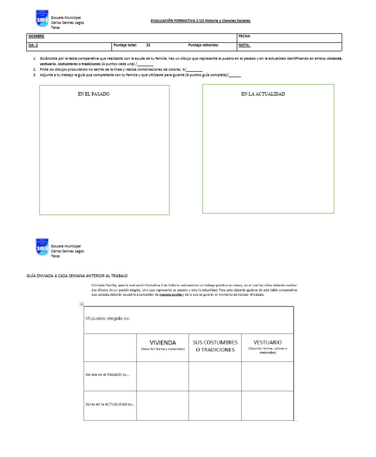 Ev F2. Historia U2 | PDF