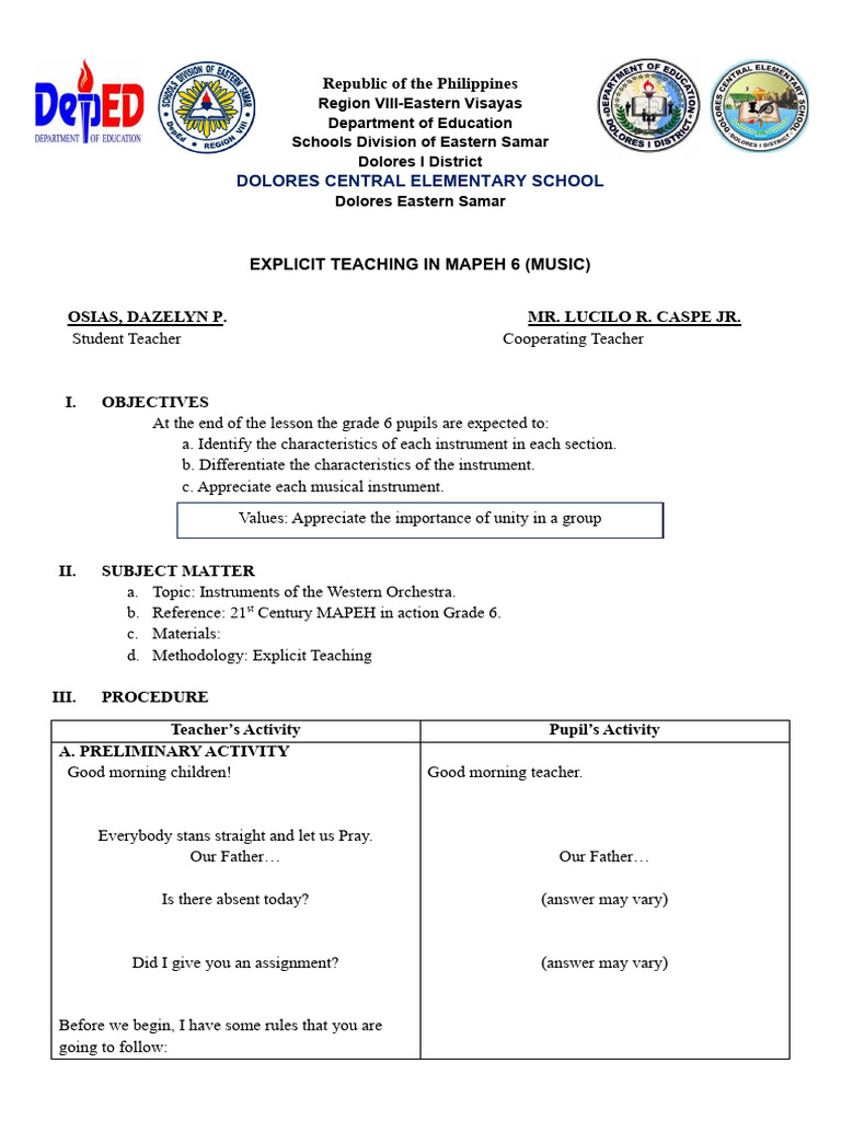 Mapeh (Music) 6 | Download Free PDF | Musical Instruments | Woodwind ...