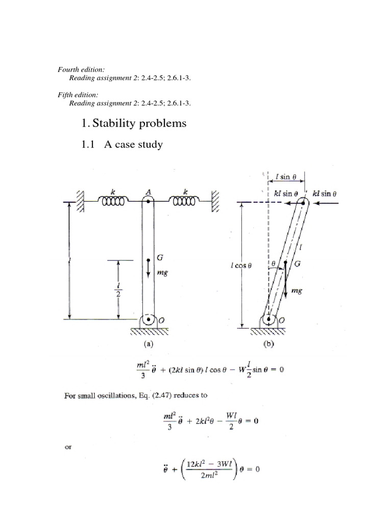 Outline 2 | PDF | Damping | Mechanics