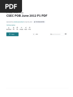 CSEC POB January 2023 P1 PDF | PDF