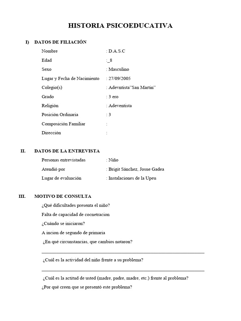 Anamesis A Medio | PDF | Dormir | Medicina