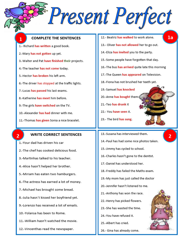 Present Perfect | PDF