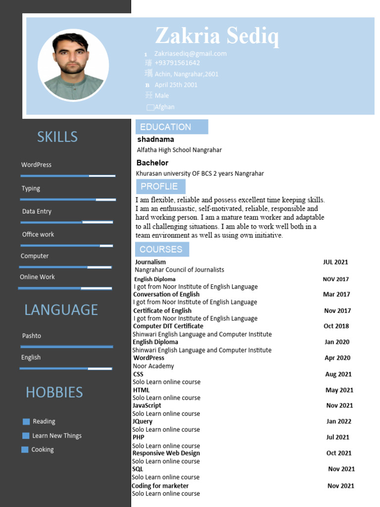 Zakria Sediq | PDF | Educational Technology | Software