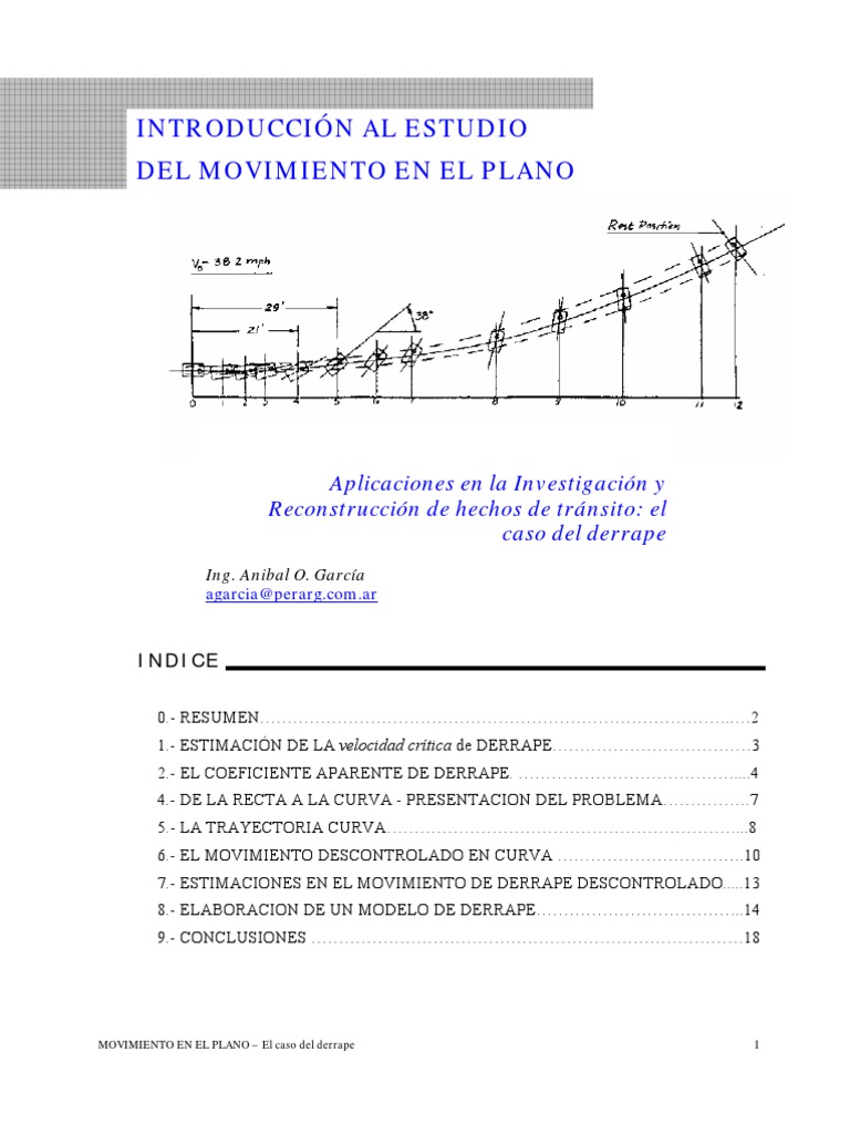 1 2016 Modelos de Derrape | PDF | Movimiento (física) | Rotación