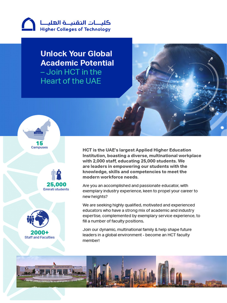 HCT - Unlock Your Global Academic Potential | PDF | United Arab ...