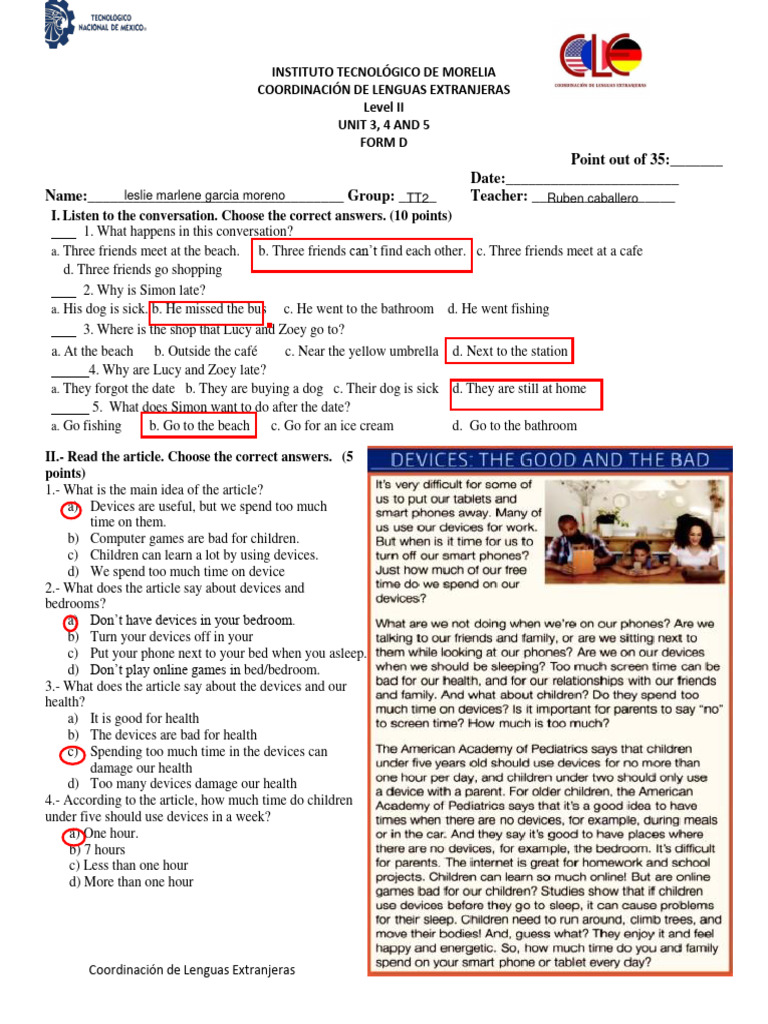 Bloque 2 Form D | PDF | Syntax | Linguistic Morphology