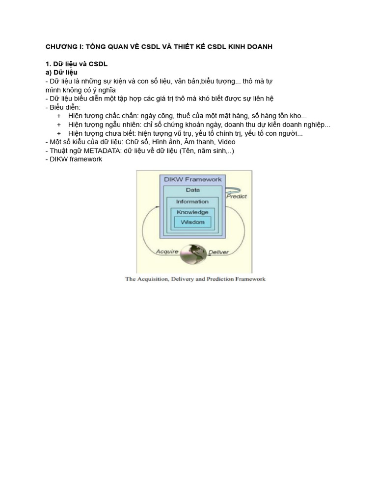 (CSDL) Ôn tập | PDF