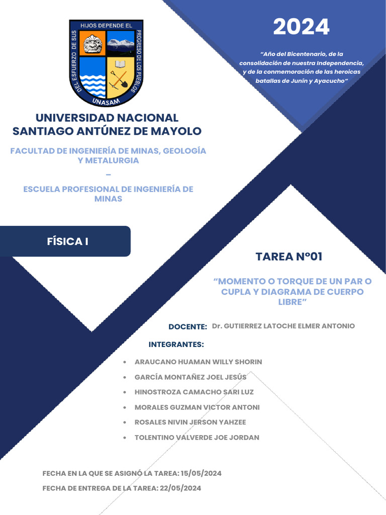Torque y Diagramas de Cuerpo Libre | PDF | Fuerza | Esfuerzo de torsión