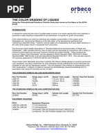 Hazen Colour Measurement Standards Guide | PDF | Water | Chemistry