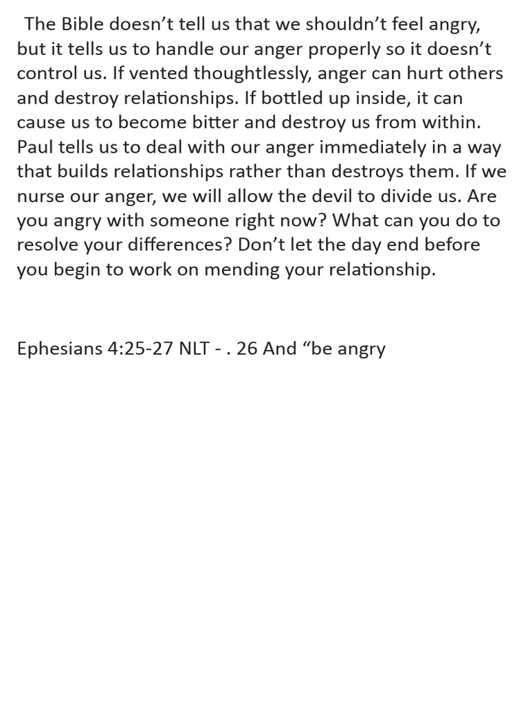 Anger - 240419 - 123644 | PDF | Anger | Jesus