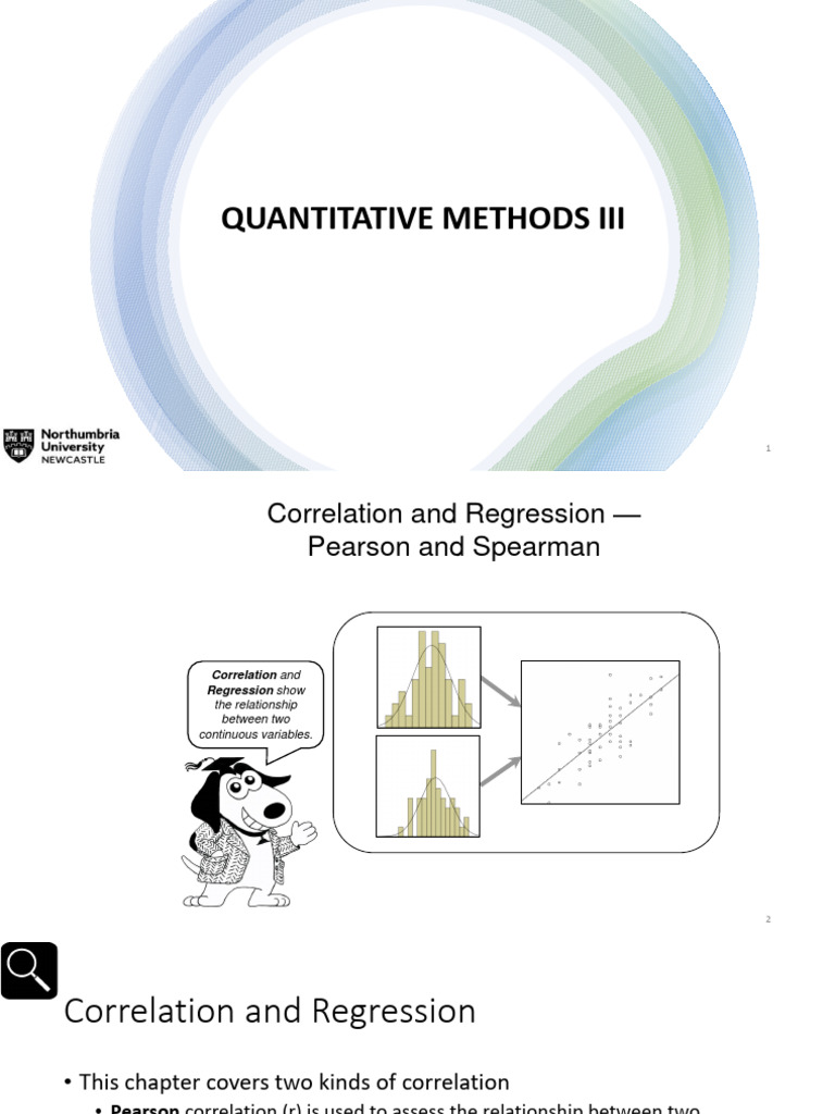 Quantitative Methods Workshop III | PDF | Regression Analysis ...