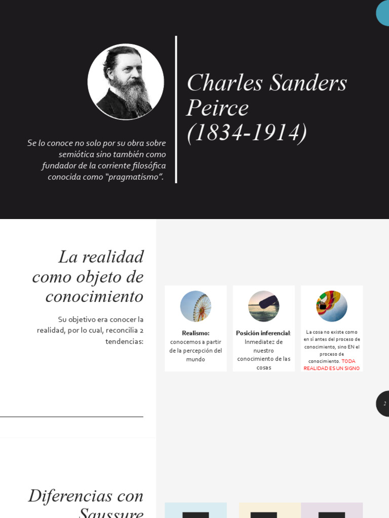 Peirce: Semiótica y Pragmatismo | PDF | Charles Sanders Peirce ...