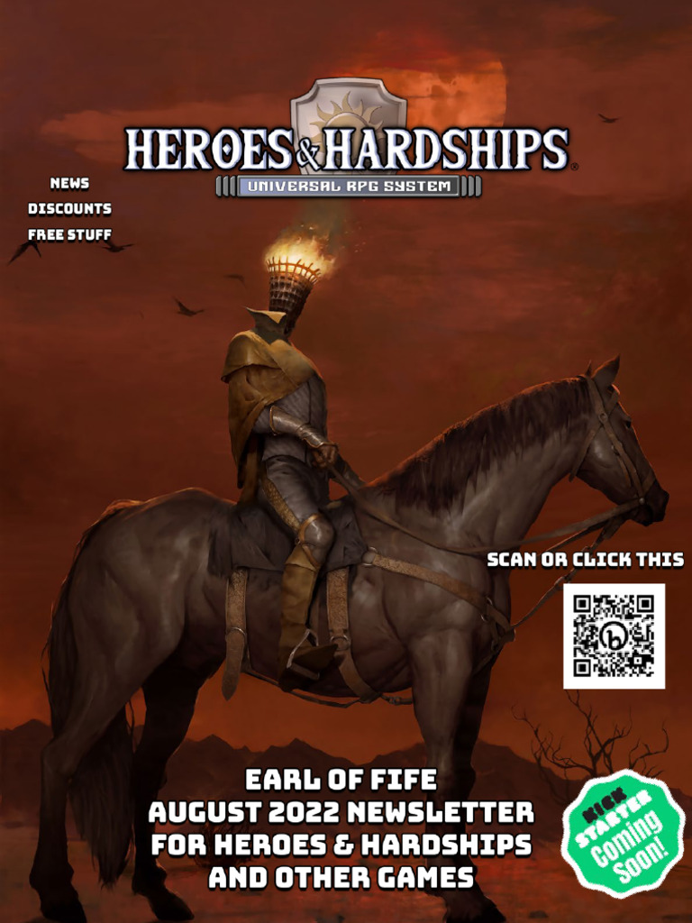 August 2022 Newsletter | Download Free PDF | Role Playing Games | Tabletop Games