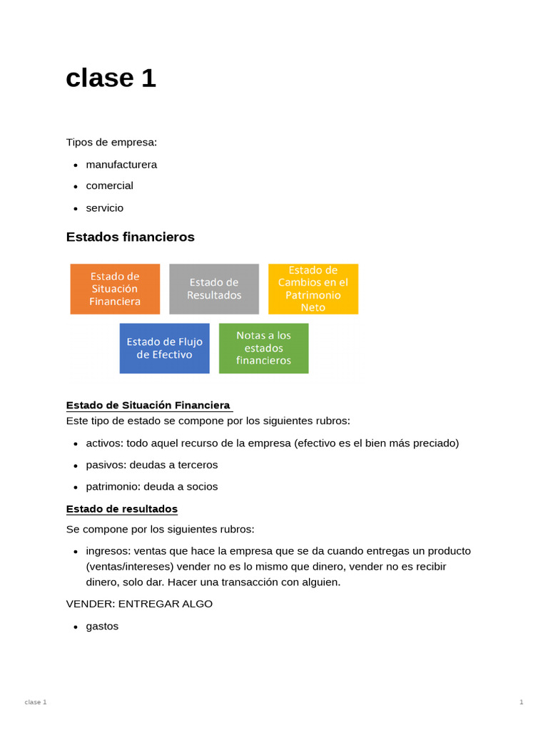 Clase 1 | PDF | Dinero | Deuda