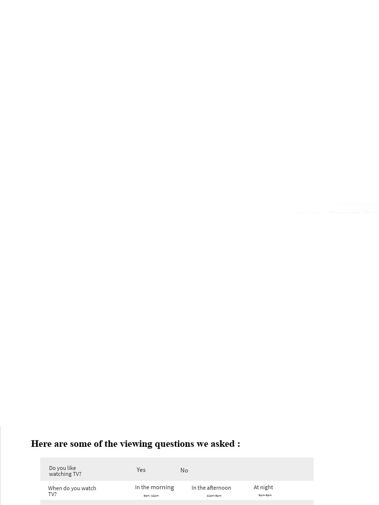 TV-Questionnaire (2) 2 | PDF