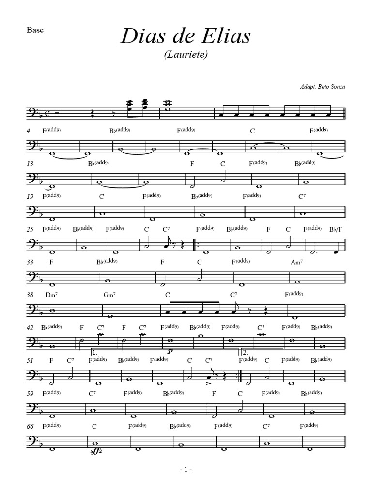 Dias de Elias - Base | PDF