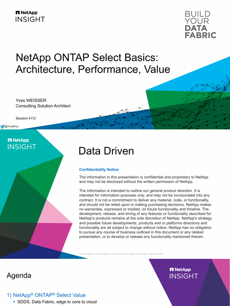 4112-3 ONTAP Select Fundamentals - Architecture, Performance, Value ...
