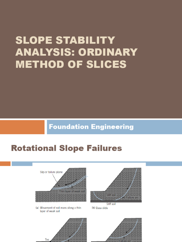 3.00 Ordinary Method of Slices Example | PDF | Science & Mathematics