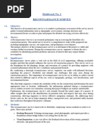 Reconnaissance Survey | PDF | Reconnaissance | Surveying