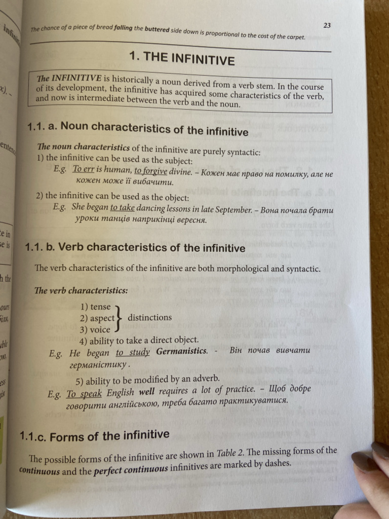 The Infinitive | PDF