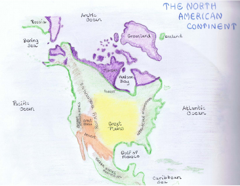 NA Continent Map | PDF