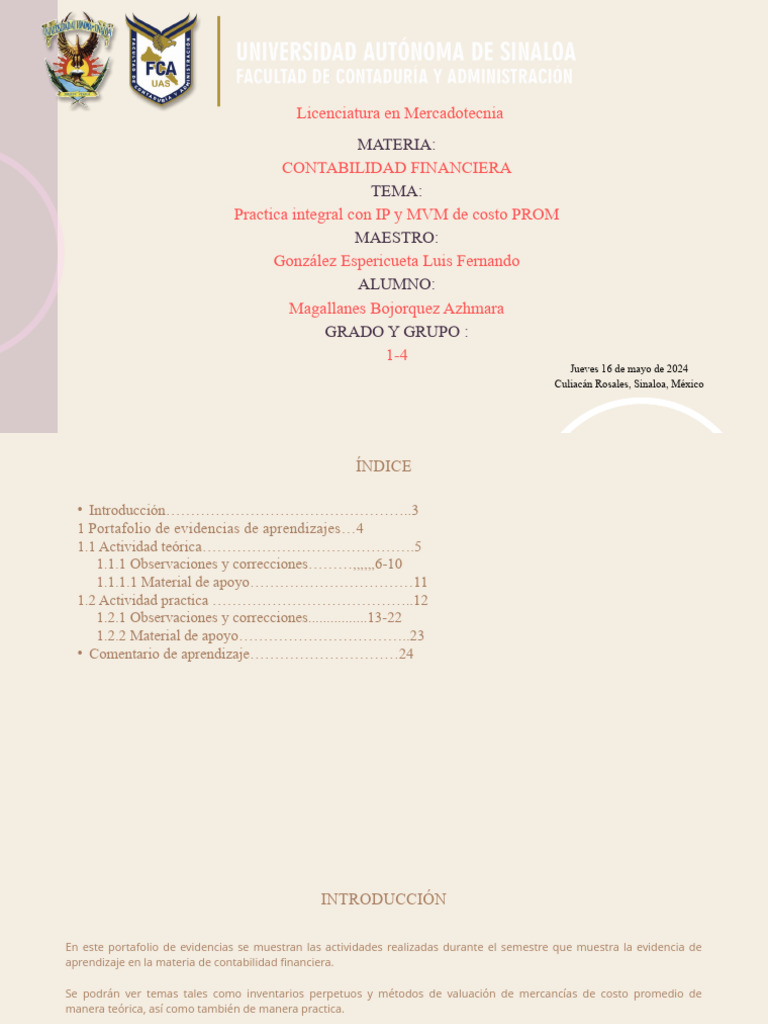 A14 Portafolio | PDF | Negocios