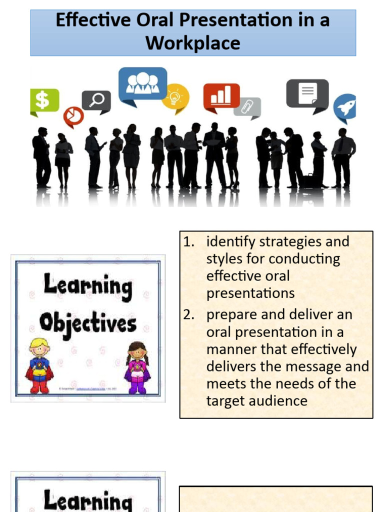1 Effective Oral Presentation in A Workplace | PDF | Communication ...