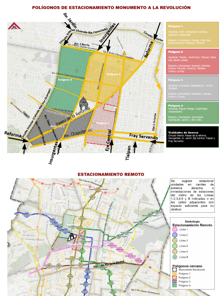 Polígonos de Estacionamiento en CDMX | PDF | México