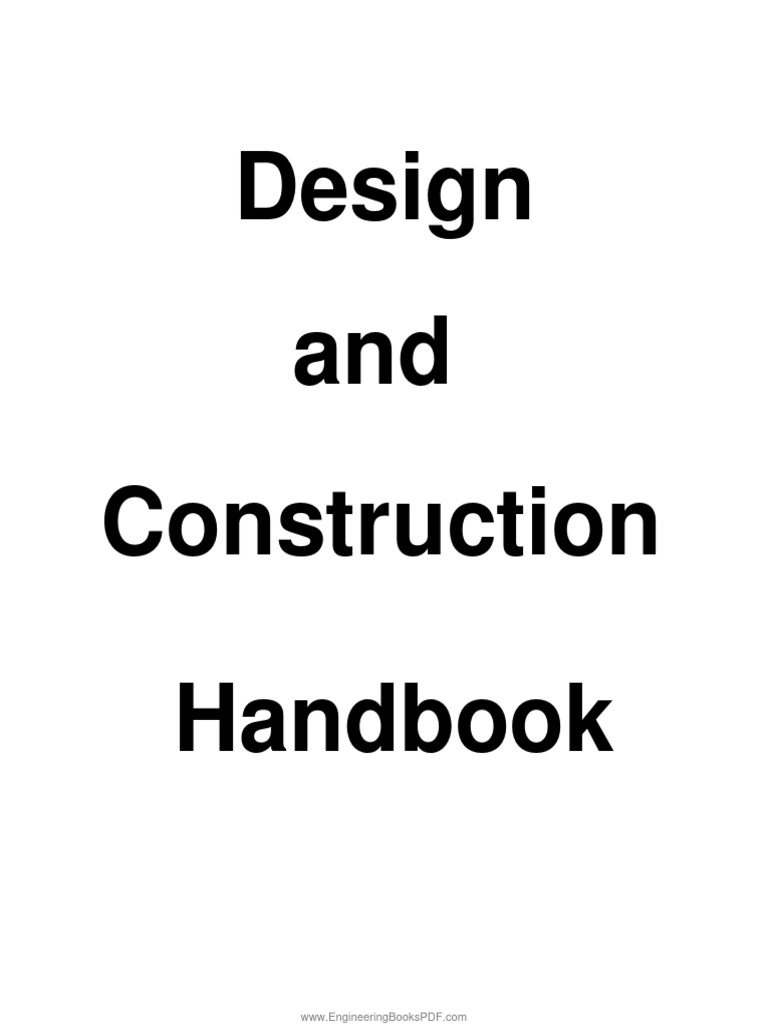 Design and Construction Handbook | PDF