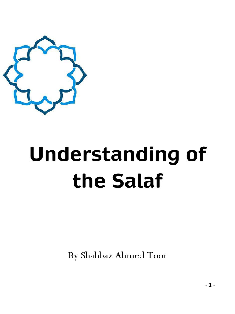 2Understanding of the salaf | PDF | Hadith | God In Islam