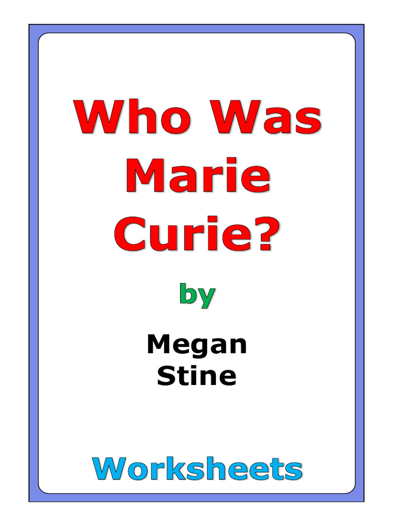 Megan Stine | PDF | Marie Curie