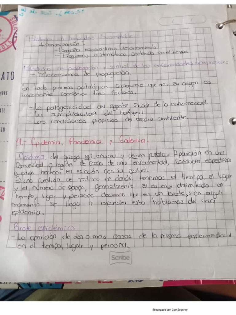 CadenaEpidemiologica Tema3 | PDF